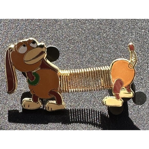 Disney | Jewelry | Vtg Disney Trading Pin Slinky Dog Wire Middle Moves ...